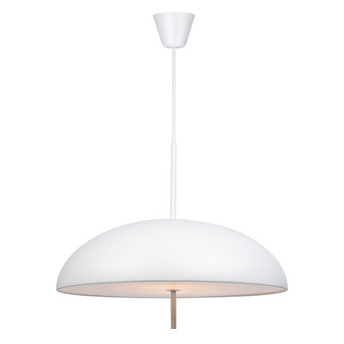 Versale White Dome Pendant Light - Zest Lighting