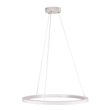 Nebula White Modern CCT LED Halo Pendant Light - Zest Lighting