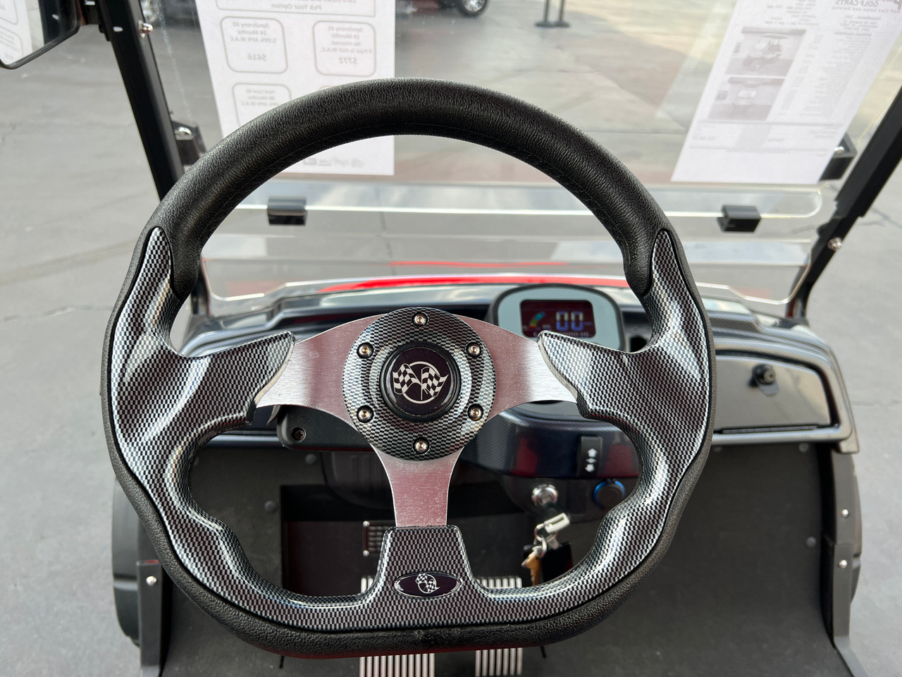 Carbon Fiber Steering Wheel - Performance Golf Carts