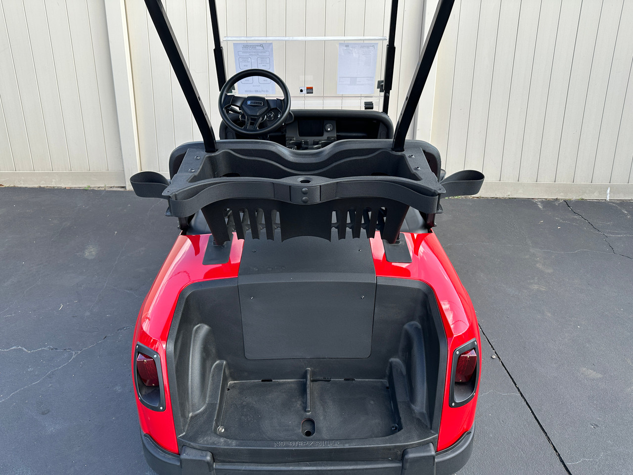 EZGO RXV 2 Passenger Red Golf Cart - Performance Golf Carts