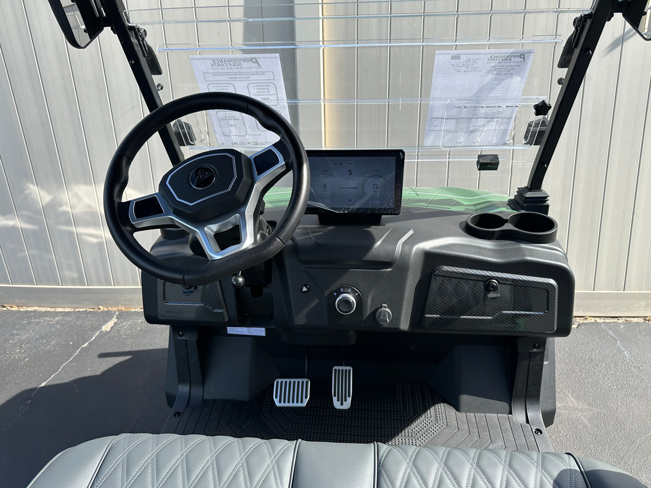 Denago EV Rover XL 6 l 6 Passenger Verdant Green Lifted Golf Cart ...