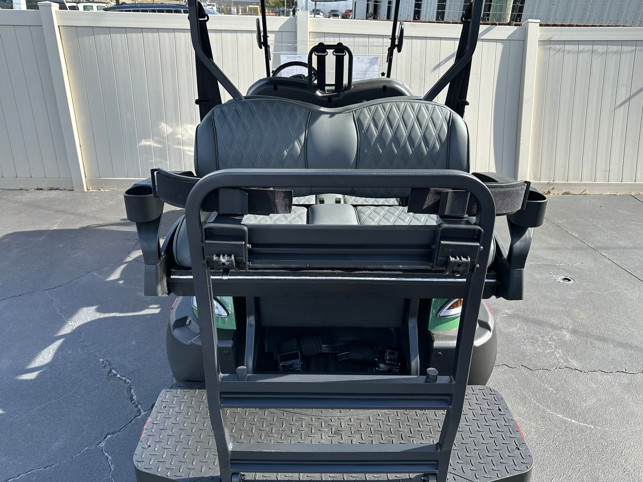 Denago EV Rover XL 6 l 6 Passenger Verdant Green Lifted Golf Cart ...