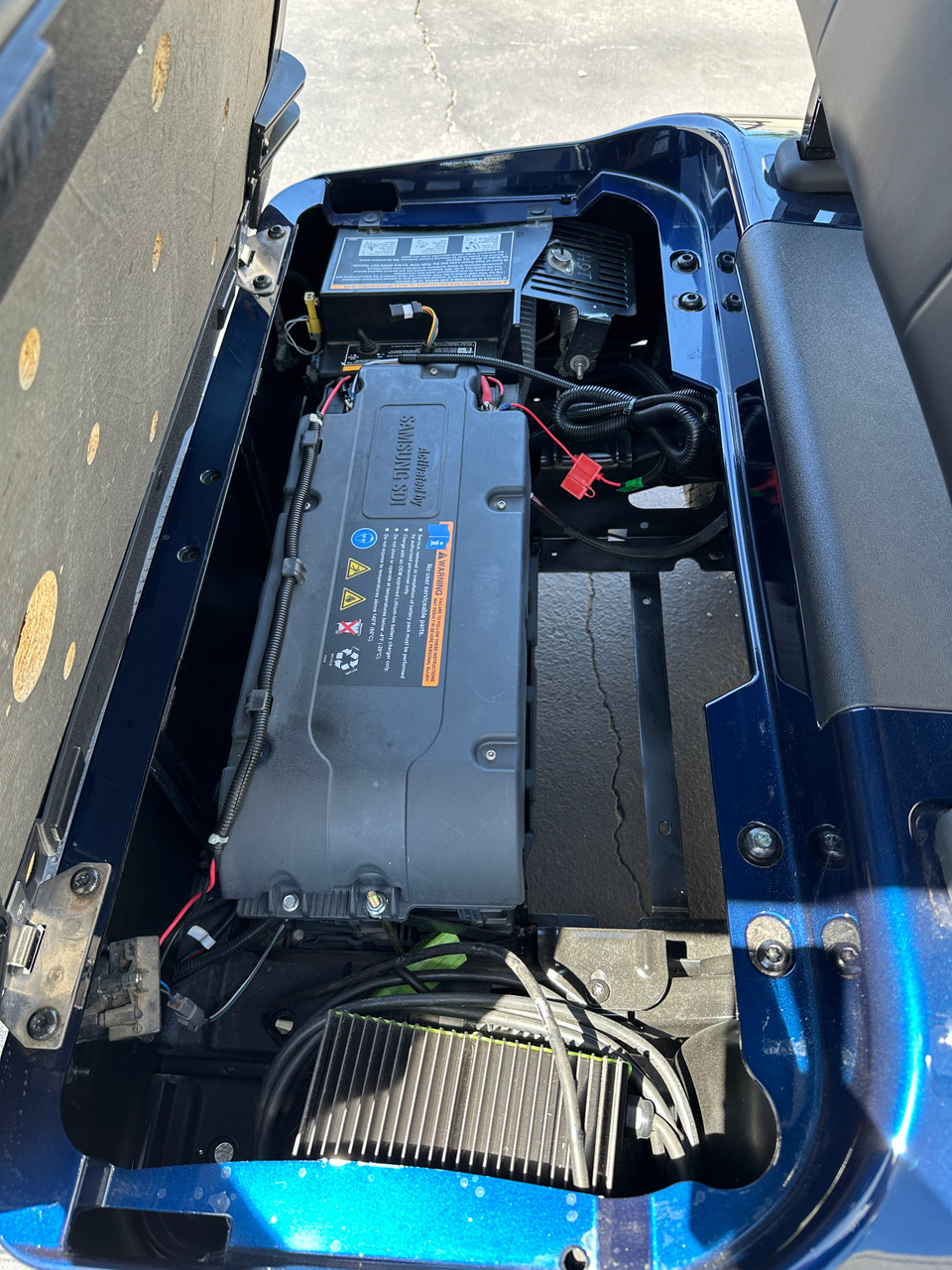 EZGO RXV 4 Passenger Blue Golf Cart Factory Refurbished - Performance ...