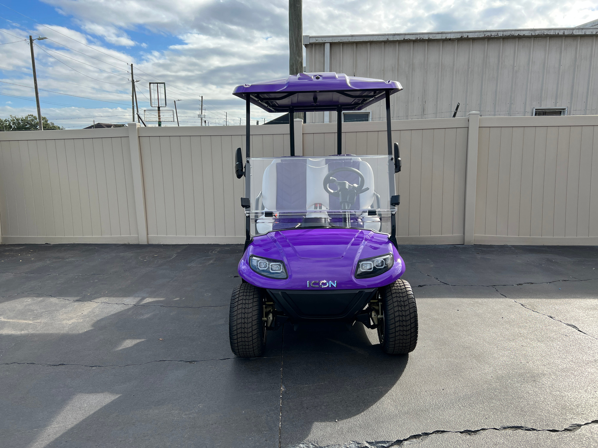 Custom Purple Icon I60 Golf Cart - Performance Golf Carts