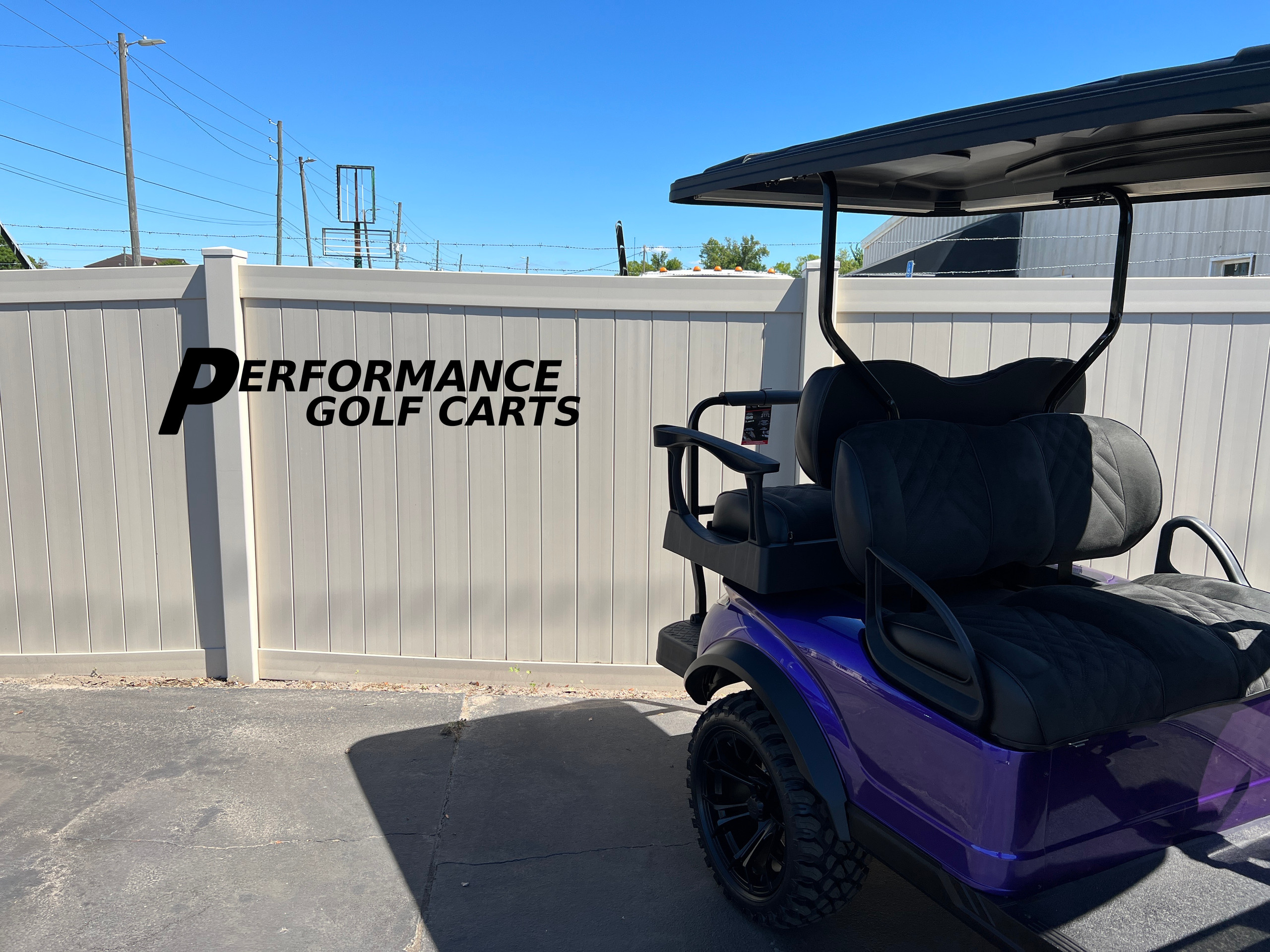 Custom Purple Lifted MadJax X Series - Performance Golf Carts