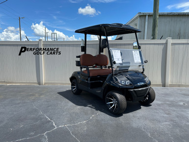 ICON i20 2 Passenger Black Golf Cart from Performance Plus Carts
