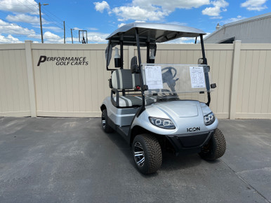 ICON i20 2 Passenger Burgundy Golf Cart from Performance Plus Carts