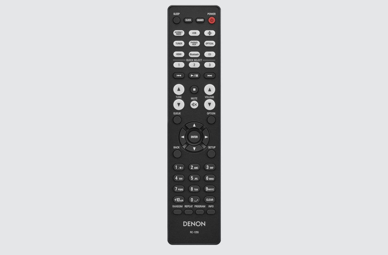 Denon RCD-N12DAB (Black) | Streaming Mini System EXC Speakers | Richer ...