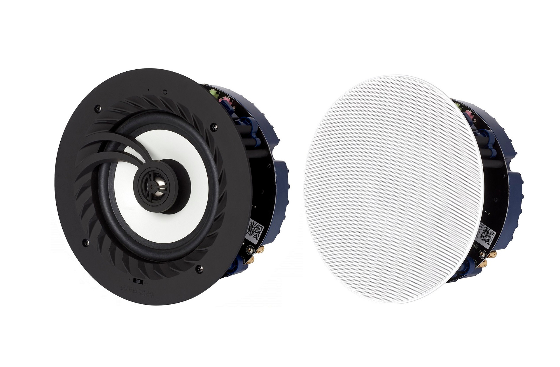 Lithe Audio Bluetooth IP44 Rated 6.5" | Bluetooth Ceiling Speaker Pair ...