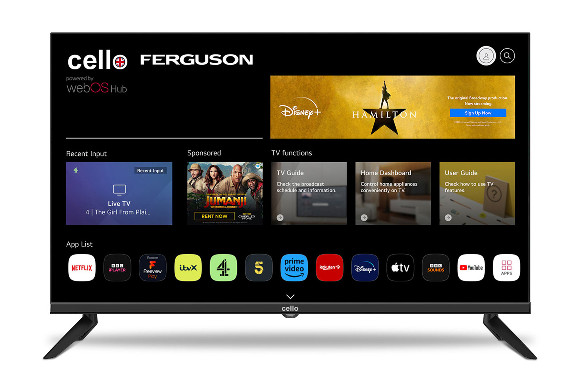 Cello CS32WS01H | 32 inch HD Ready Smart LED TV | Richer Sounds