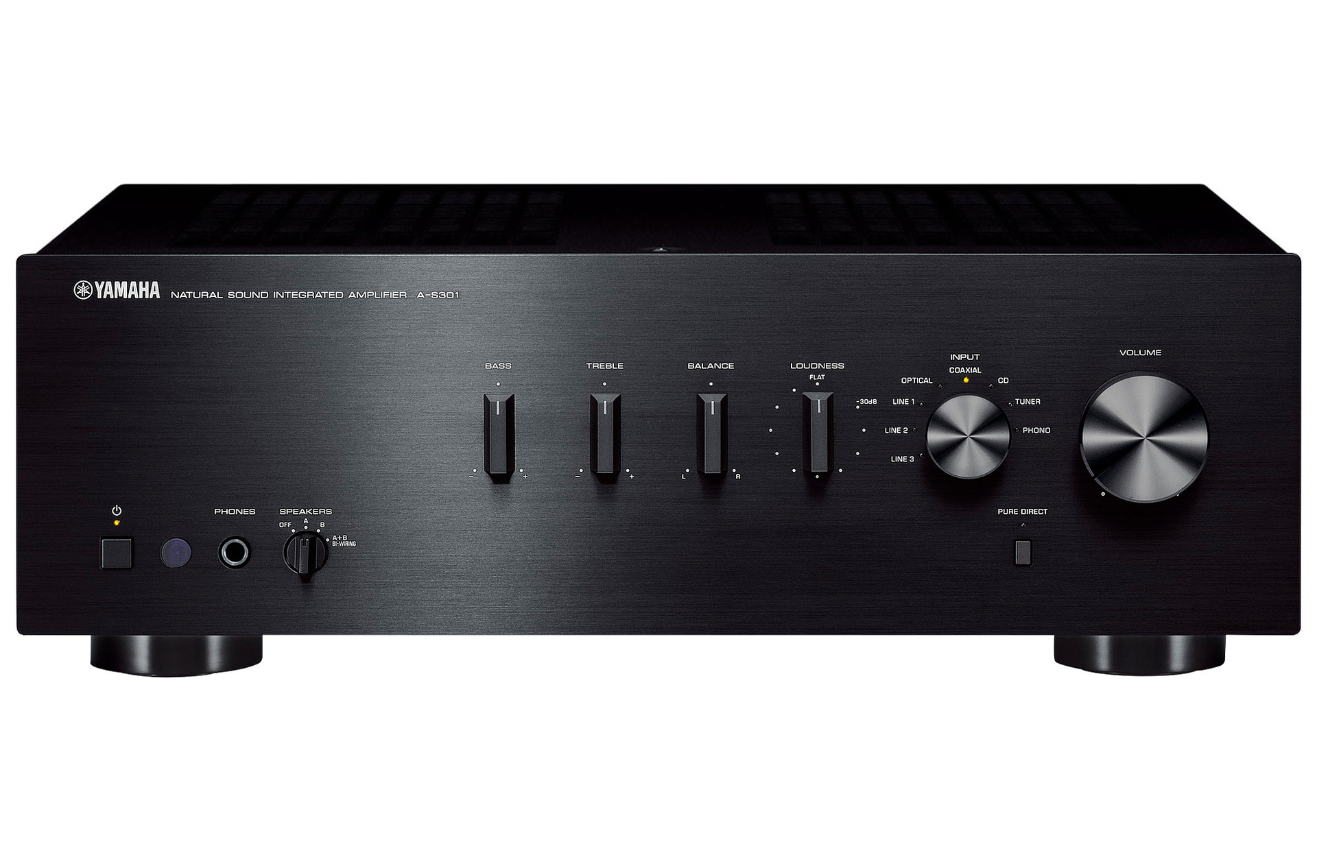 Yamaha AS301 Black | Stereo Amplifier | Richer Sounds