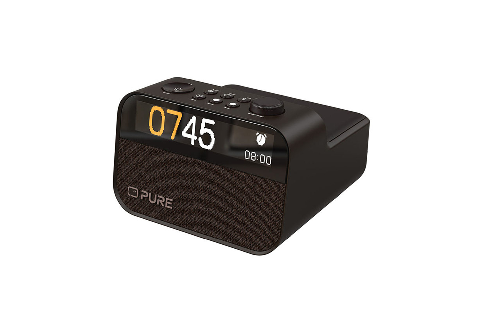 Pure Moment Charge (Coffee Black) | DAB+ / FM Bluetooth Clock Radio ...