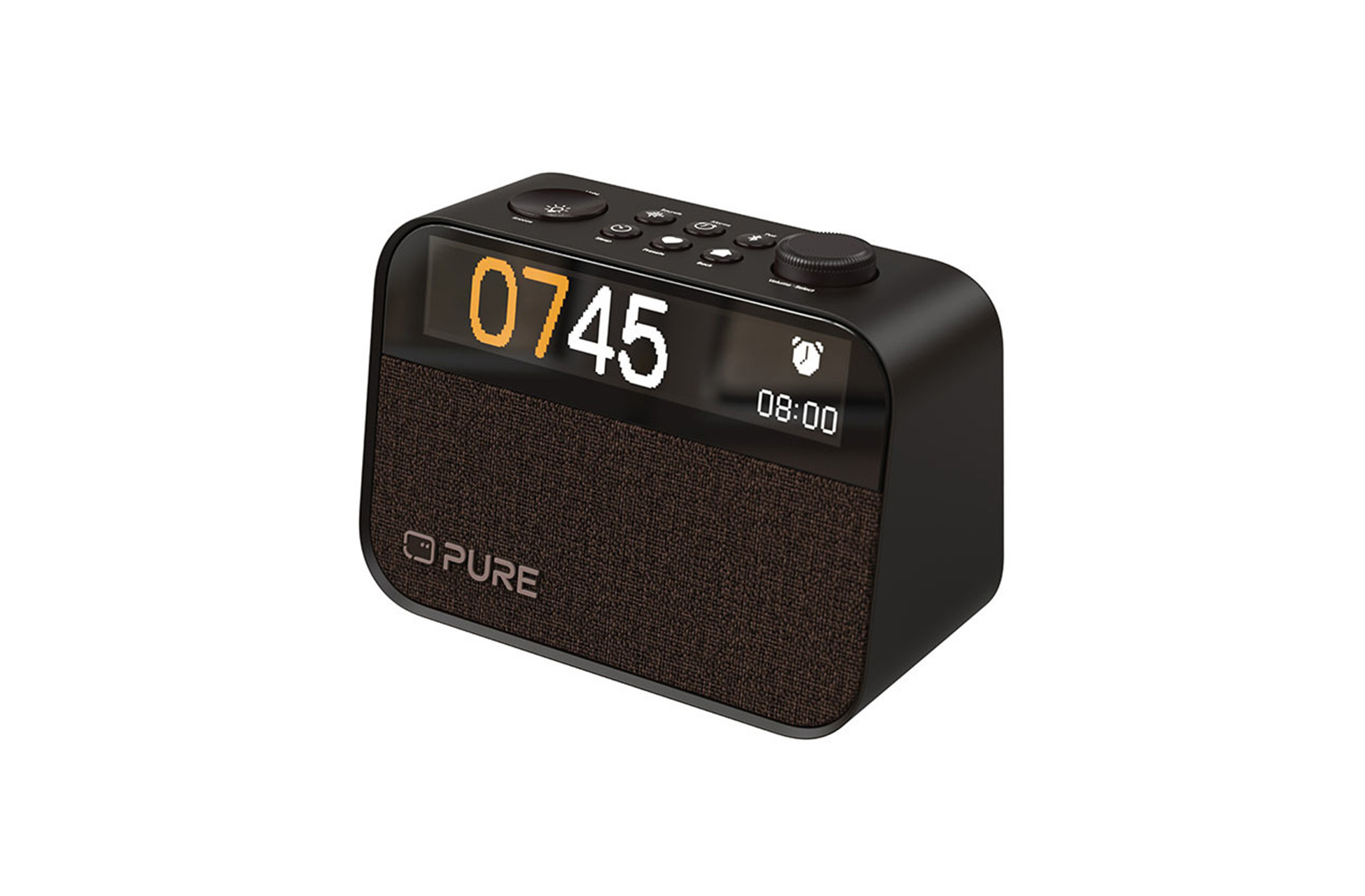 Pure Moment (Coffee Black) | DAB+ / FM Bluetooth Clock Radio | Richer ...