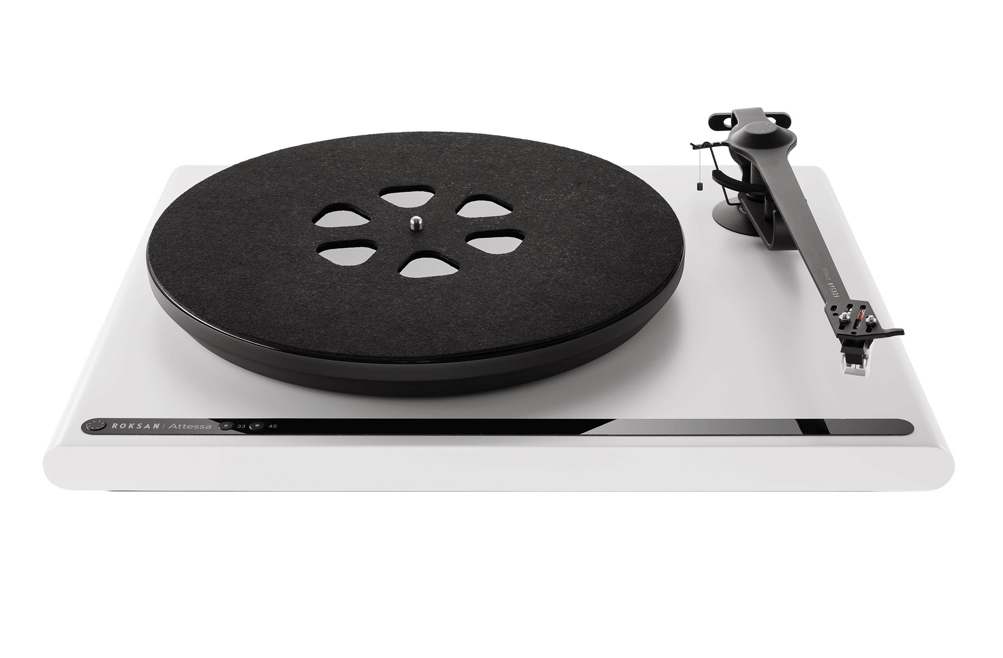 Roksan Attessa Turntable (Satin White) | Turntable | Richer Sounds