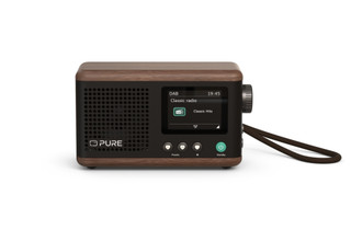 Pure Classic Mini (Black/Walnut) | Portable Bluetooth/DAB+/FM Radio ...