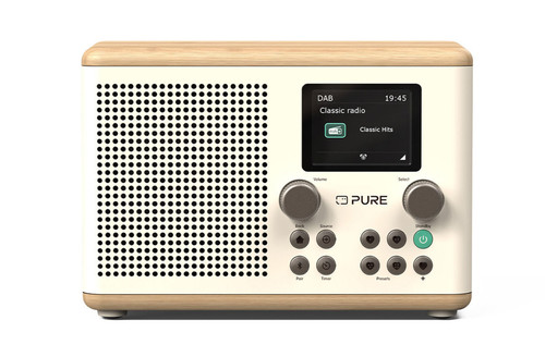 Pure Classic H4 (Cotton White) | Portable Bluetooth/DAB+/FM Radio ...