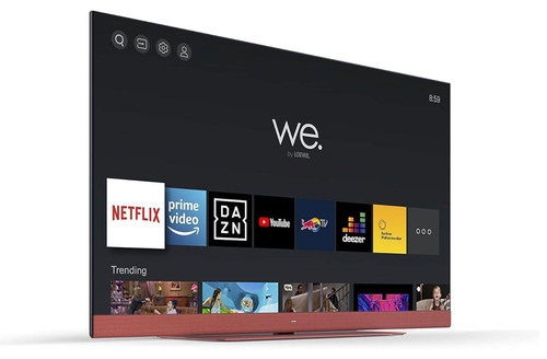 LOEWE We. SEE 55 (Coral Red) | 55 inch 4K Ultra HD HDR Smart LED TV | Richer Sounds