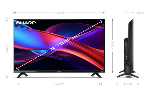 Sharp 32GD2225K | 32 inch HD Ready Smart LED TV | Richer Sounds