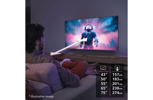 Philips 55PUS7800 | 55 inch QLED 4K Ultra HD HDR Smart TV | Richer Sounds