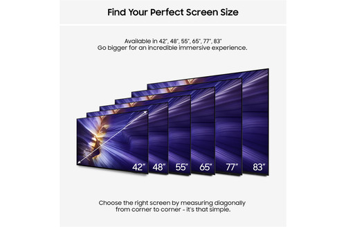 Samsung QE48S90F | 48 inch OLED 4K Ultra HD HDR Smart TV | Richer Sounds