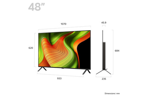 LG OLED48B56LA | 48 inch OLED 4K Ultra HD HDR Smart TV | Richer Sounds
