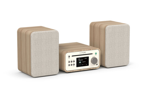 Pure Classic Mini (Cotton White/Oak) | Mini System INC Speakers ...