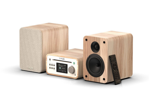 Pure Classic Mini (Cotton White/Oak) | Mini System INC Speakers ...