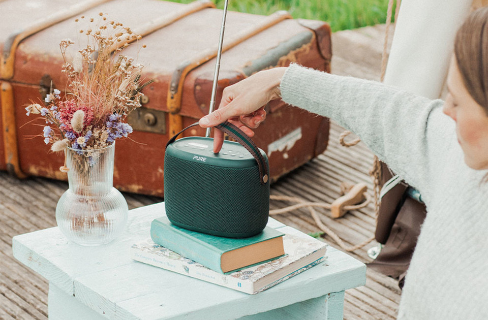 Pure Woodland | Portable Bluetooth/DAB+/FM Radio | Richer Sounds