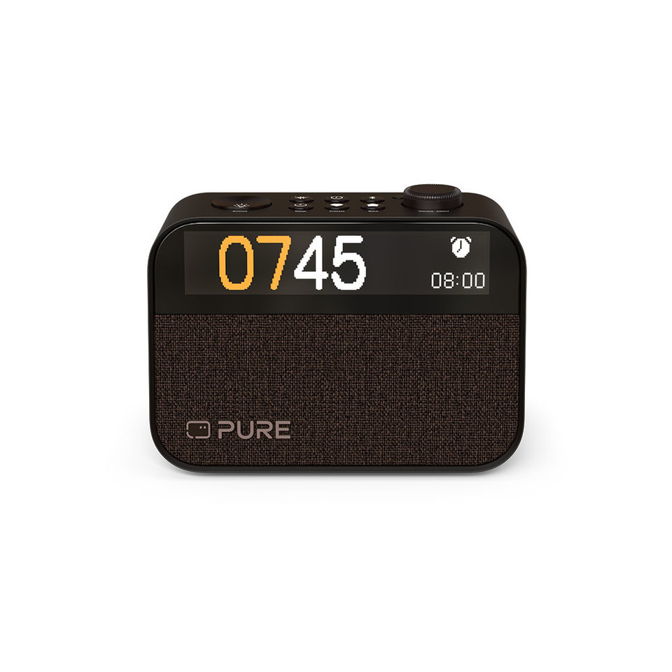 Pure Moment (Coffee Black) | DAB+ / FM Bluetooth Clock Radio | Richer ...