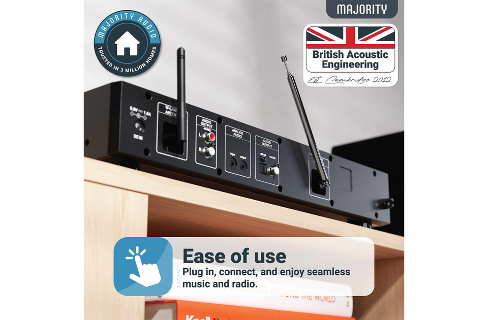 Majority Fitzwilliam 2024 | Internet/DAB+/DAB/FM Tuner | Richer Sounds