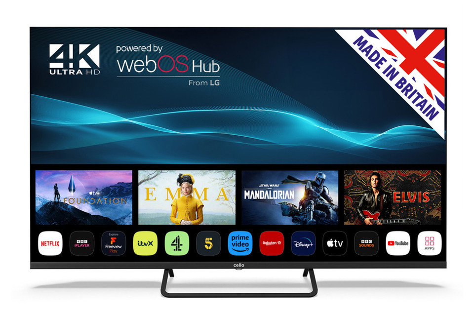 Cello R50UK9000 | 50 inch 4K Ultra HD Smart LED TV Freeview Play ...