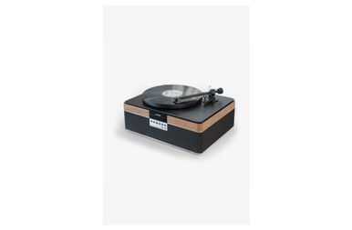 Plus Audio Record Player (Walnut) | Turntable System with Built-in ...