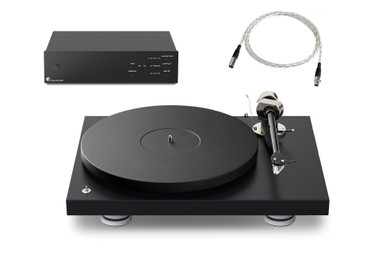 Pro-Ject Debut Pro B & Phono Box S3 (Black) with Connect it Phono E ...