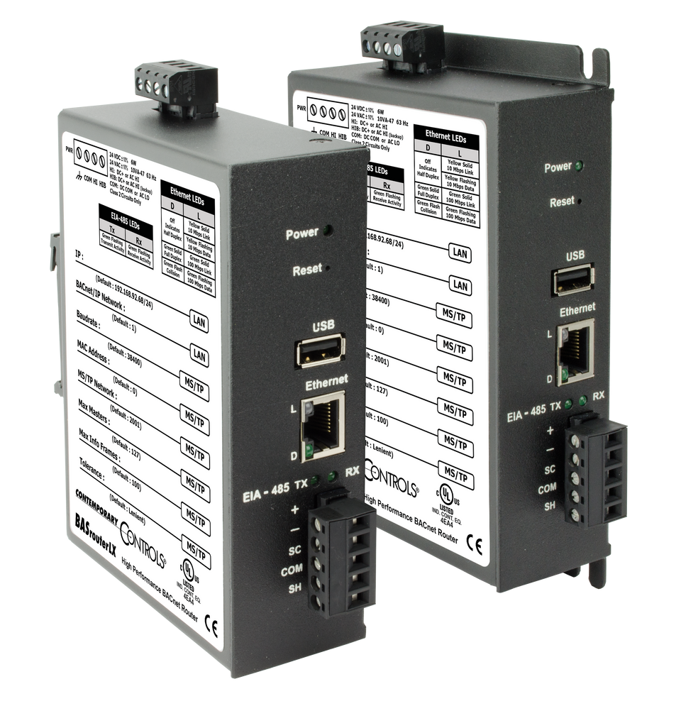 Portable BASrouter BACnet Multi-Network Router - Contemporary Controls ...