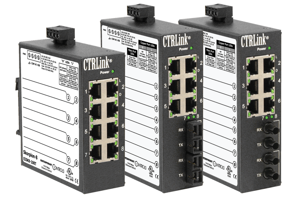 Products - Unmanaged Switches - Contemporary Controls (EMEA)