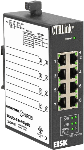 Skorpion PoE Switch - Contemporary Controls (EMEA)