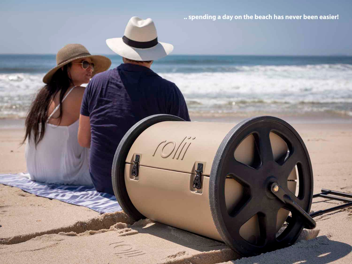rolii portable beach cooler