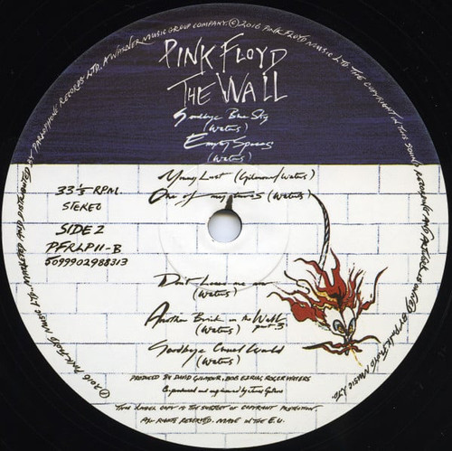 Pink Floyd "The Wall" (Remastered 180 Gram Vinyl)