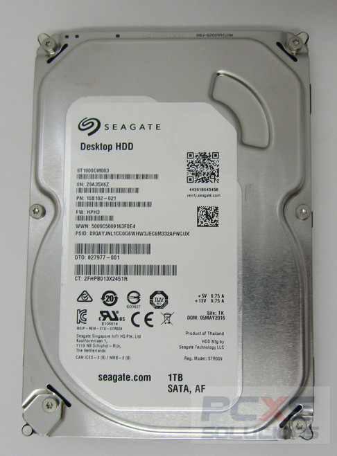 HP Sata hard drives