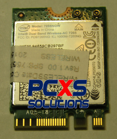 Intel Dual Band Wireless-N 7265 802.11 a/c 2x2 WiFi and Bluetooth 4.0 ...