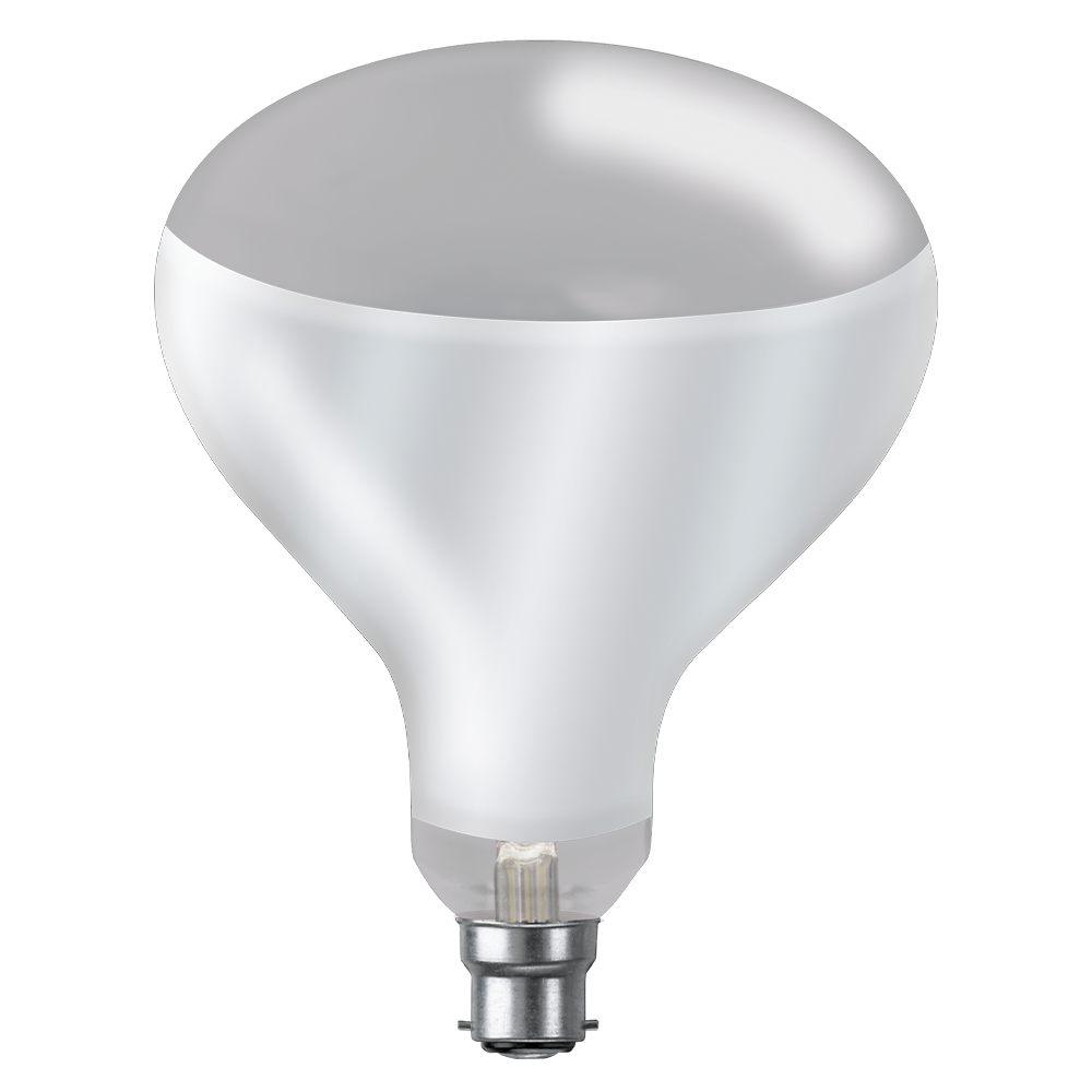Infrared Reflector Lamp Clear Non-Dimmable 250W 2400K BC-B22 - Crompton ...