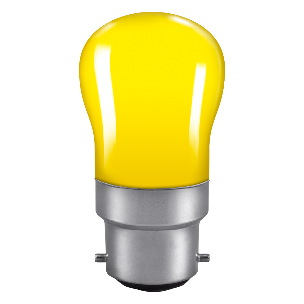 Incandescent Sign Lamp Dimmable 15W Yellow BC-B22 - Crompton Lamps Limited