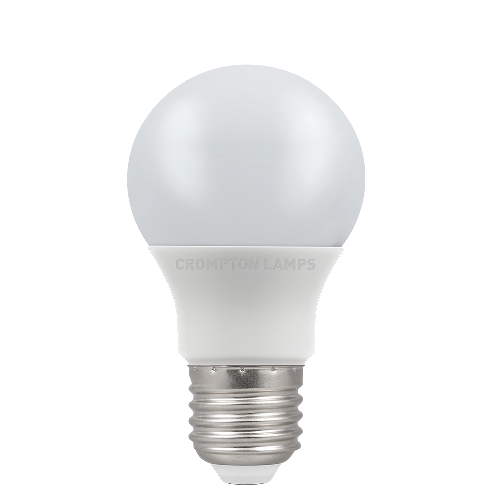 LED Thermal Plastic GLS Opal Non-Dimmable 7W 2700K ES-E27 - Crompton ...