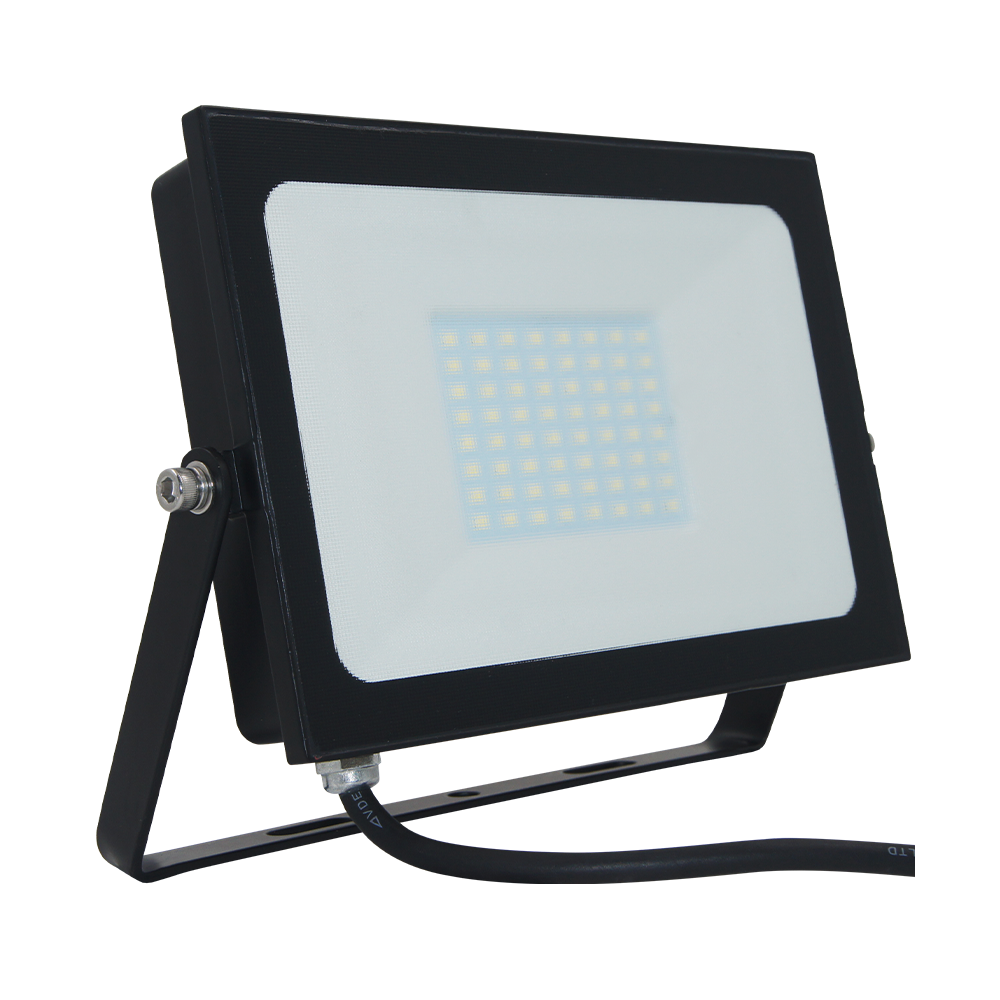 Atlas Mini 2 LED Floodlight IP65 Black 50w - Crompton Lamps Limited