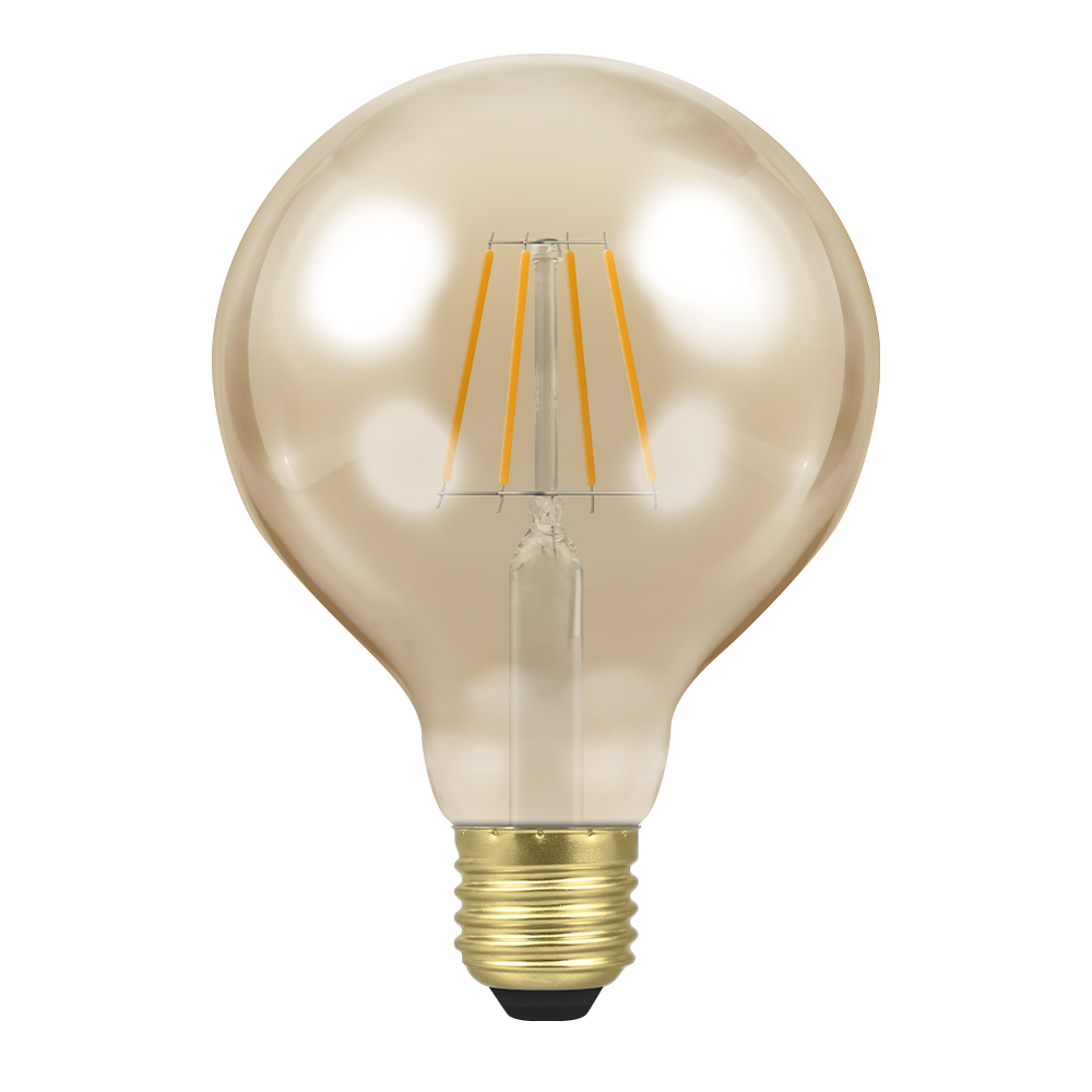 LED Decorative Globe G95 Antique Dimmable 4.5W 2200K ES-E27 - Crompton ...