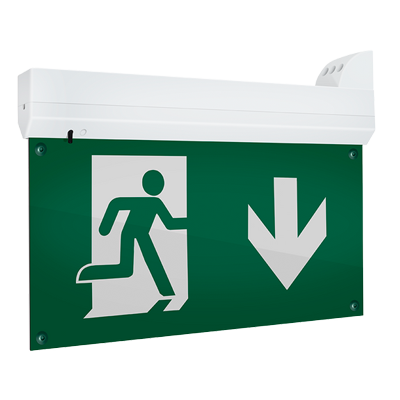 Fittings - Emergency Lighting - Krios Emergency Exit Blade - Crompton ...