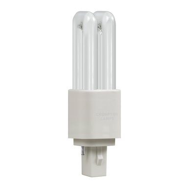 LED CFL Double Turn D Non-Dimmable 2Pin 4.5W (10W Eqv) 4000K G24D ...