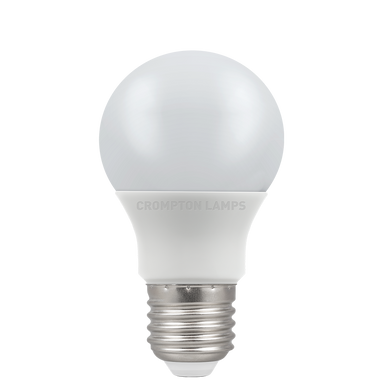 LED Thermal Plastic GLS Opal Non-Dimmable 5.5W 2700K ES-E27 - Crompton ...