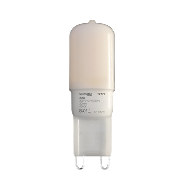 LED Capsule G9 Opal Non-Dimmable 2.2W 4000K - Crompton Lamps Limited