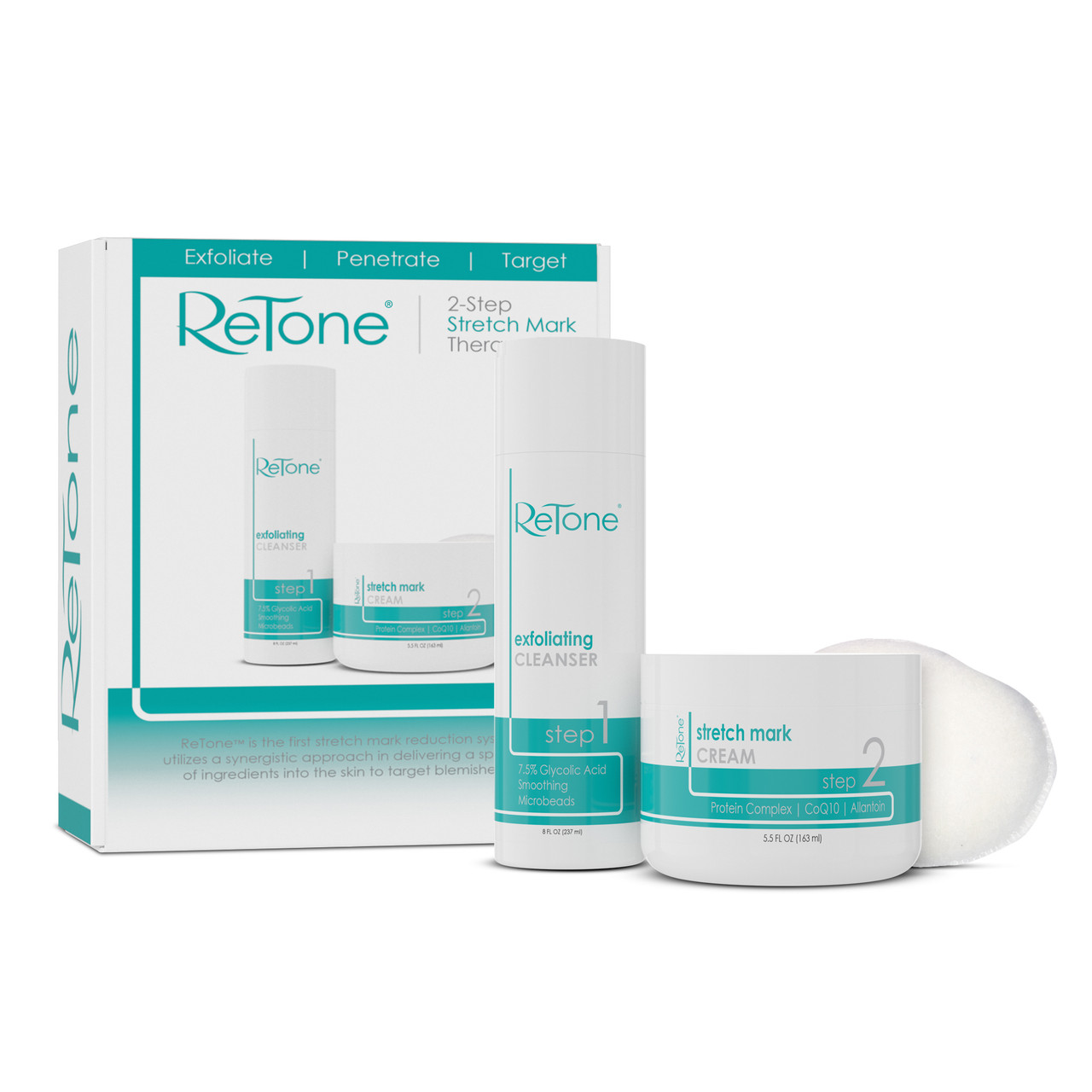 ReTone - Stretch Mark Therapy Kit - Beauty Bridge